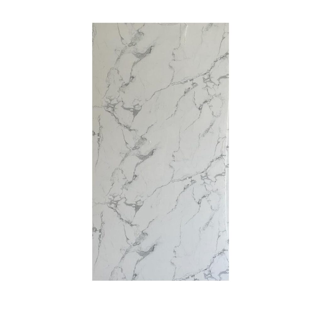 Planchas Mármol Pvc 2.44M – Color CALACATTA GRIS L01 | Hogardeco